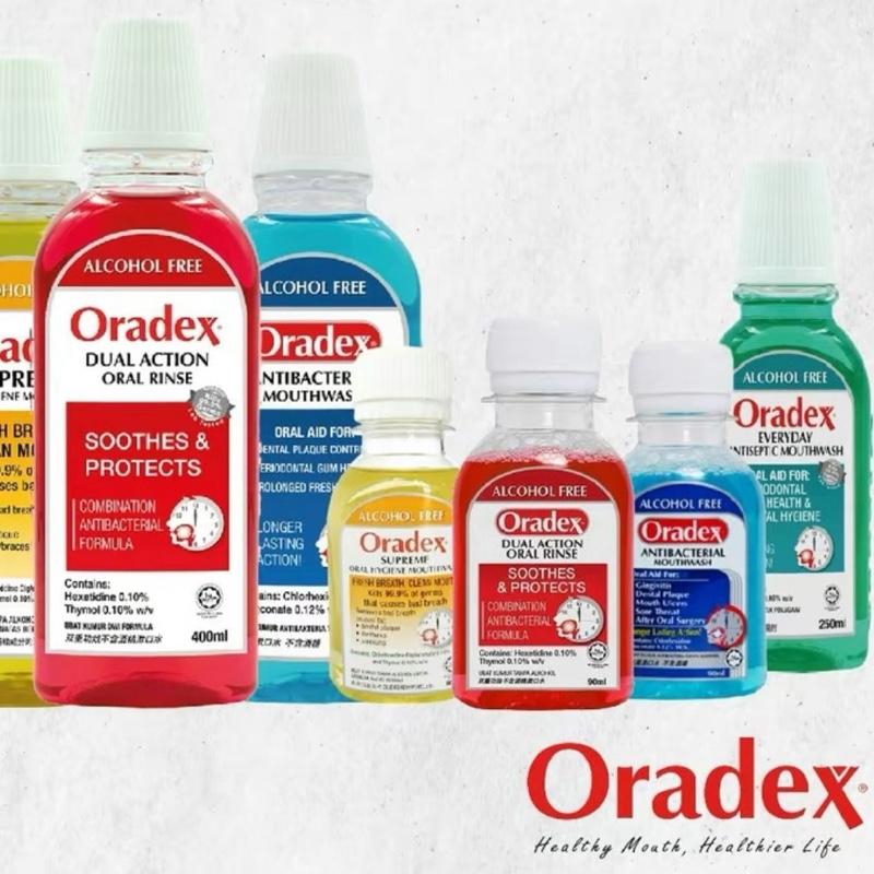 Oradex Mouthwash (90ml / 400ml/ 750ml) - TikTok Shop Malaysia