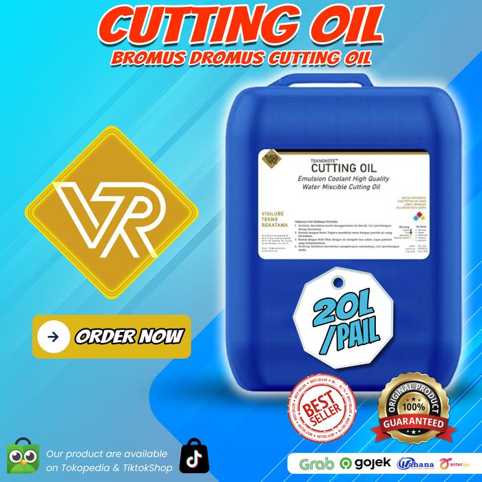 Jual Bromus Dromus Cutting oil/minyak potong mesin bubut/coolant/20 ...