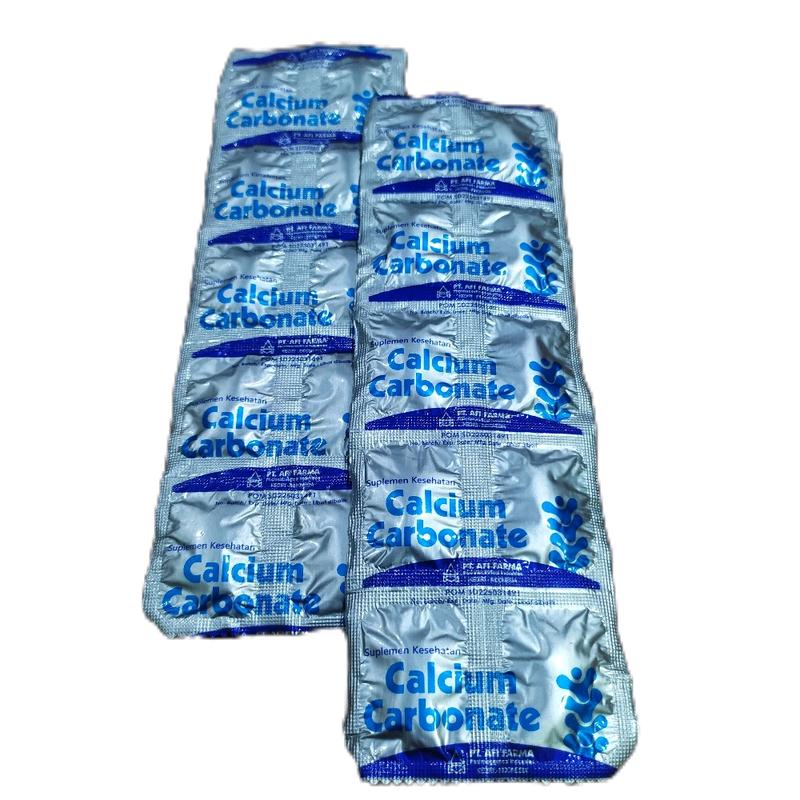 MULTIVITAMIN CALCIUM CARBONATE STRIP 10 TABLET SUPLEMEN KESEHATAN ...