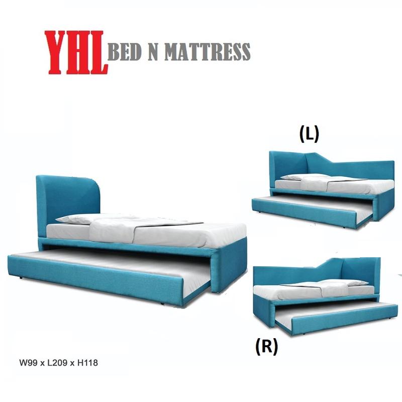 YHL Single / Super Single 06 3 In 1 Pull Out Bed Frame With / Without ...