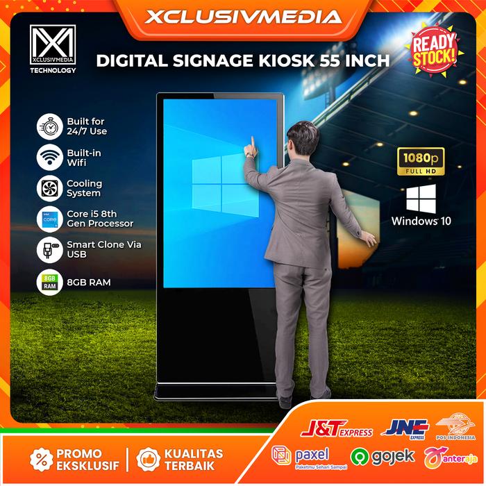 Jual Digital Signage Touchscreen 55 inch - E Kiosk Display Standart ...