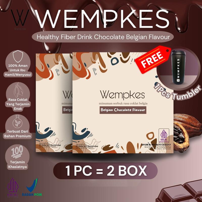 Wempkes Fiber Drink (2box) - Minuman Serat Kaya Nutrisi - Belgian ...