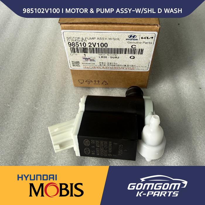 Jual 985102V100 MOTOR PUMP WASHER SANTAFE DM HYUNDAI GENUINE PARTS ...