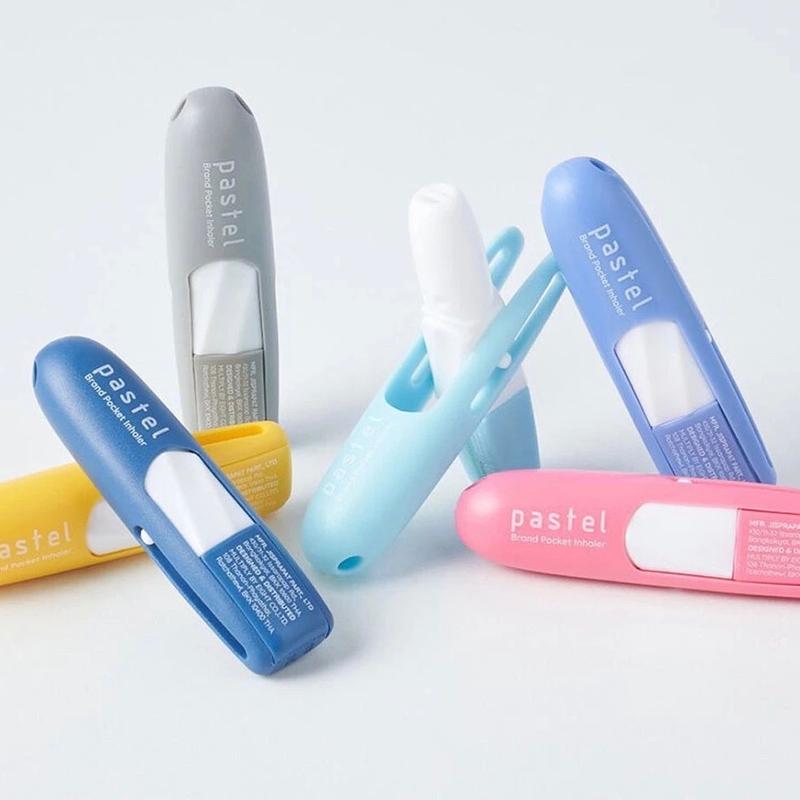 PASTEL POCKET INHALER || Nasal Inhaler Menthol Relief Dizziness Smell ...