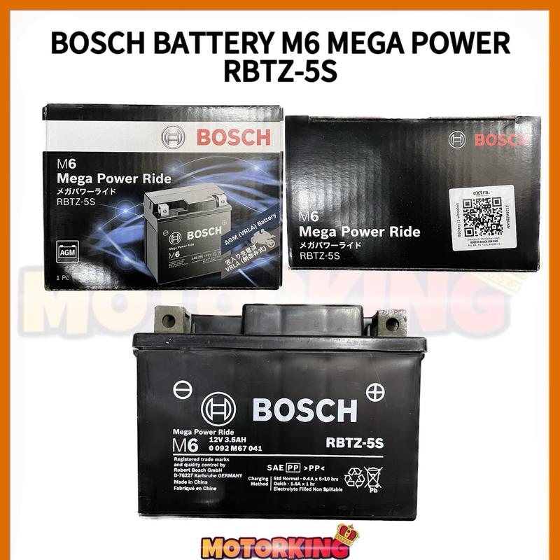 BOSCH BATTERY M6 MEGA POWER RBTZ-5S YTZ5S BATTERY MOTORCYCLE - TikTok ...