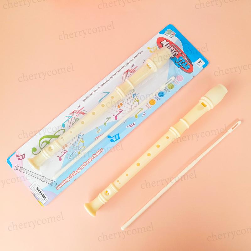 Recorder with Cleaning Rod Musical Instrument Alat Muzik Rekoder with ...