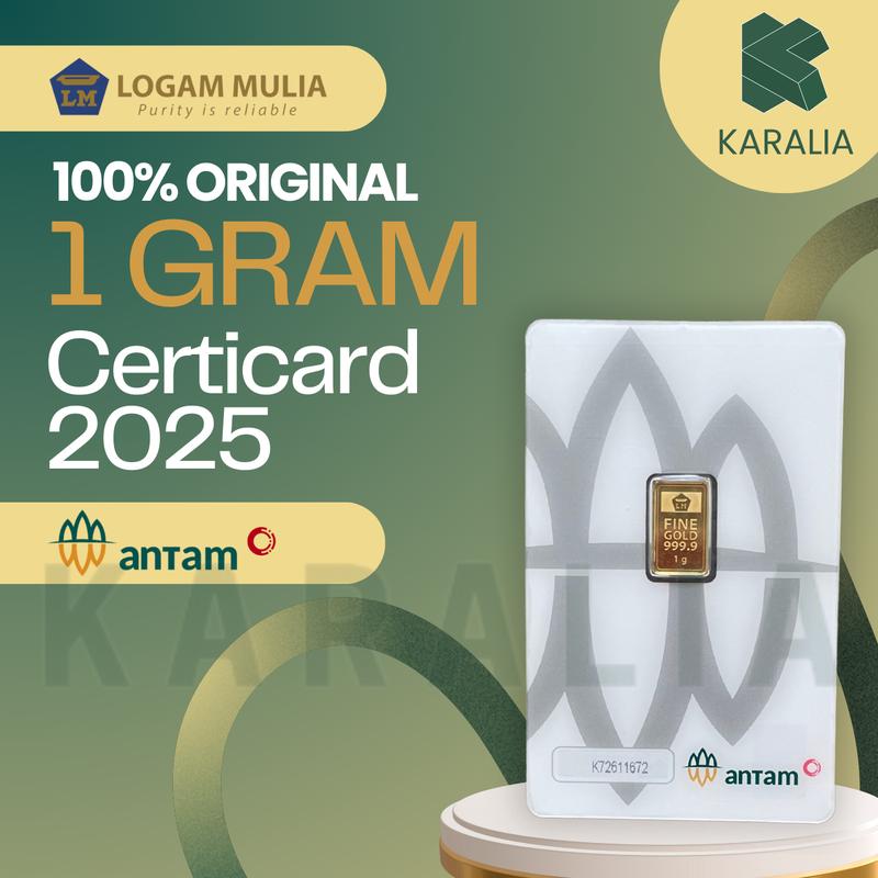 EMAS ANTAM 1 GRAM LM LOGAM MULIA ANTAM 1 GRAM SERTIFIKAT TERBARU - Shop ...