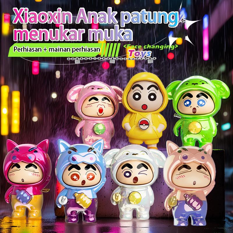 Krayon Menukar Muka, Reka Bentuk Kreatif, Mainan Meja Berputar, Rantai ...