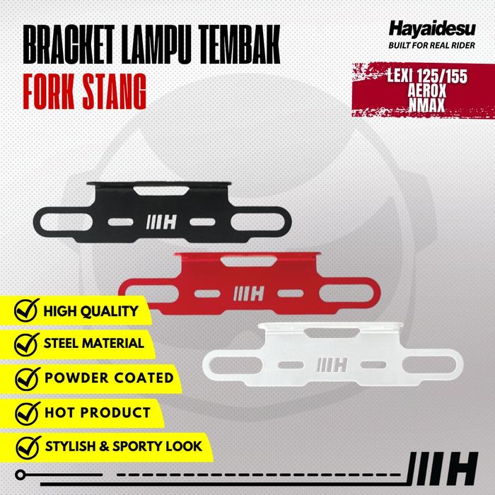 Promo Hayaidesu Bracket Lampu Tembak FORK STANG Bar stand dudukan Lampu ...