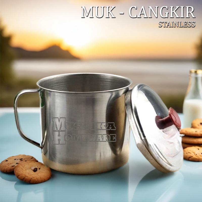 [MUSTIKA] Muk Cangkir Teh Kopi Susu - Stainless Mug Multifungsi - Shop ...