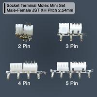 Jual Konektor Socket Soket Terminal Molex Molek Mini SET Male Female ...