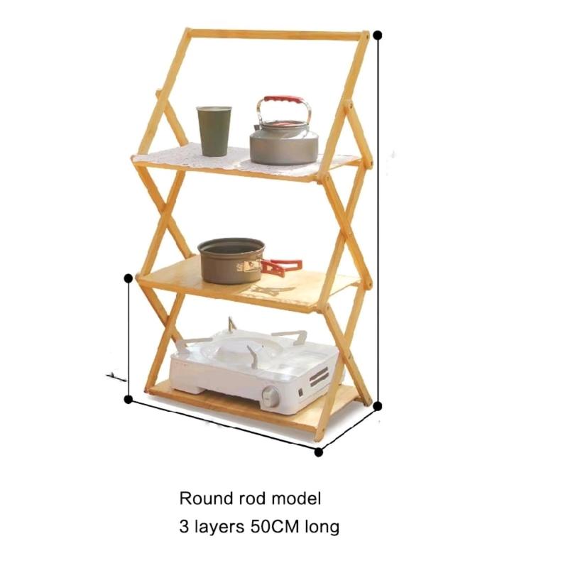 rak lipat outdoor camping kayu penyimpanan serbaguna - Shop | Tokopedia