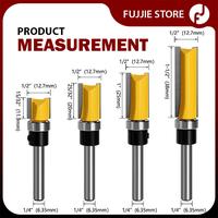 Jual Mata Profil Lurus Bearing Bawah Flush Trimmer Straight Bits As 6 ...