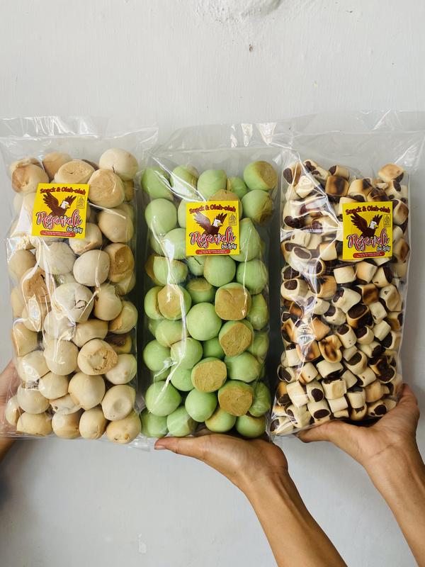 250g Nopia Mino Bulat Gulajawa / coklat / pandan / nopia potong - Shop ...