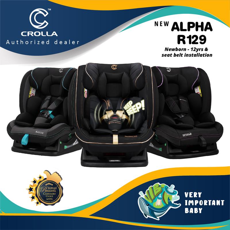 Crolla Alpha Car Seat (0-7 years) - TikTok Shop Malaysia