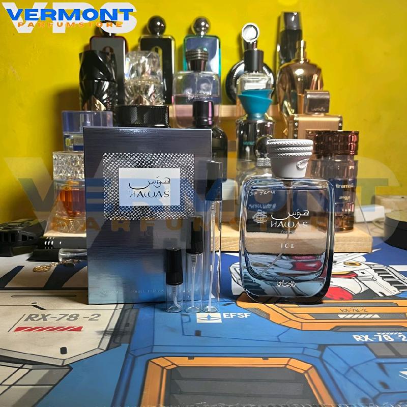 [DECANT] Rasasi Hawas Ice EDP 100% Original Tersedia 2, 5, 10ML - Shop | Tokopedia