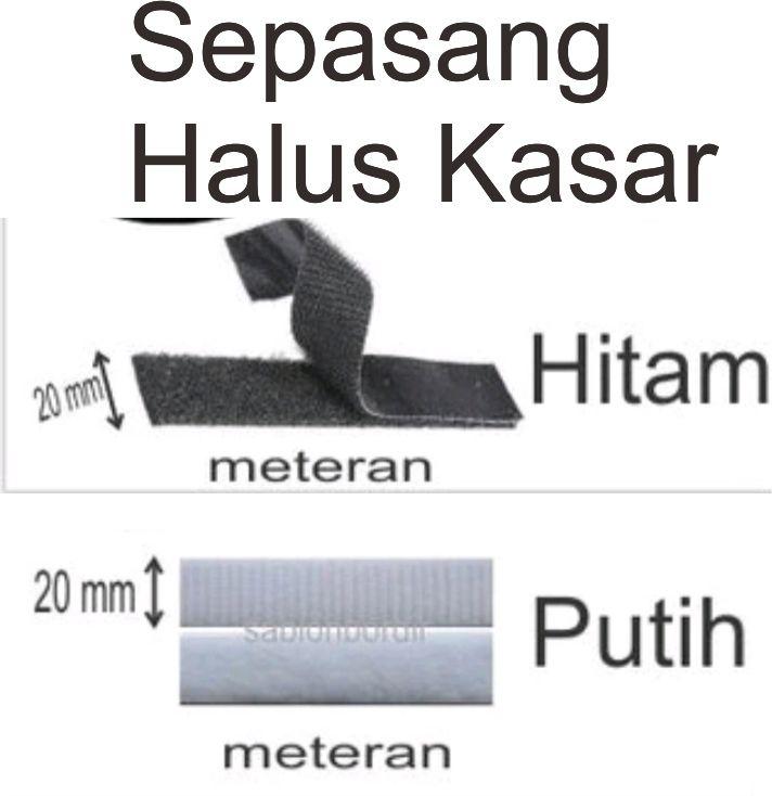 Perekat Velcro Magic Tape Perekat Set (Sepasang Kasar Halus) Perekat ...