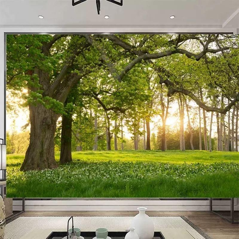 Kain Dinding, Pemandangan Alam Semula Jadi Ringkas 3D, Perlindungan ...