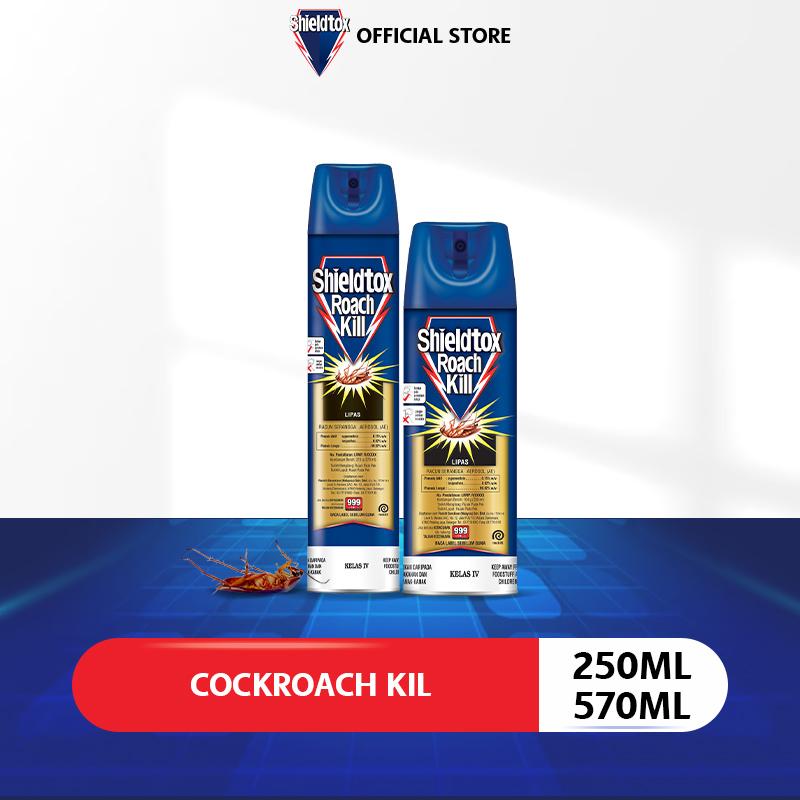 Shieldtox Cockroach Kill Aerosol (250ml / 570ml) Repellant Supplies ...
