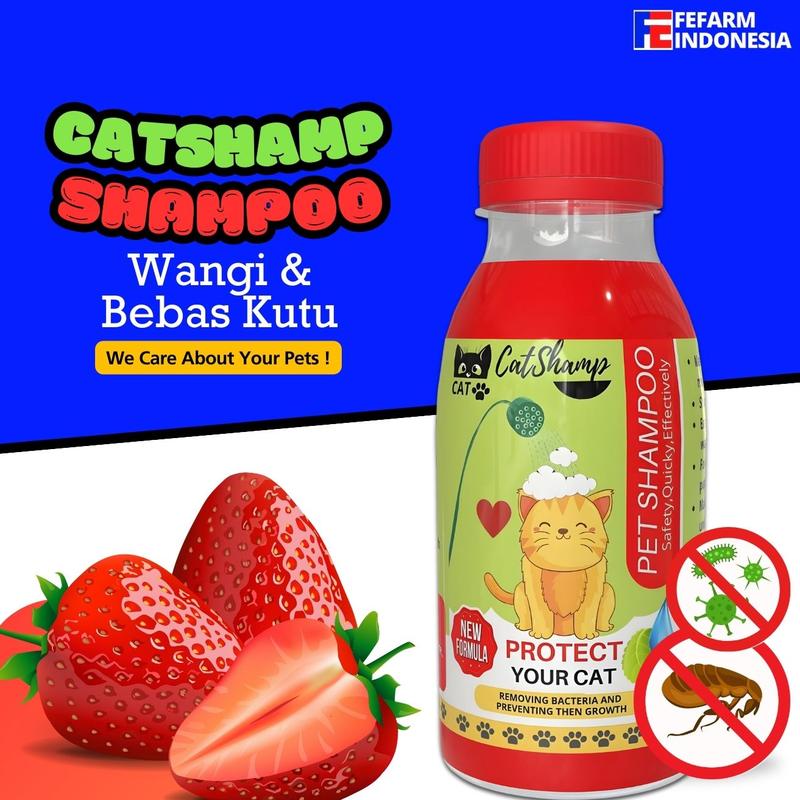 Shampo Anti Kutu Kucing Cat Shamp No Flea FEFARM - Shop | Tokopedia