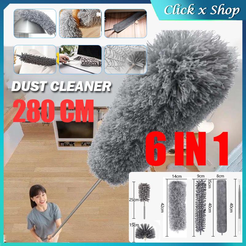 Extendable Microfiber Duster for Cleaning Extra Long 280CM Dust ...