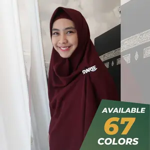 Alifa 120 | Jilbab Segi Empat Wolfis Jumbo Nyaman untuk Sekolah Dan ...
