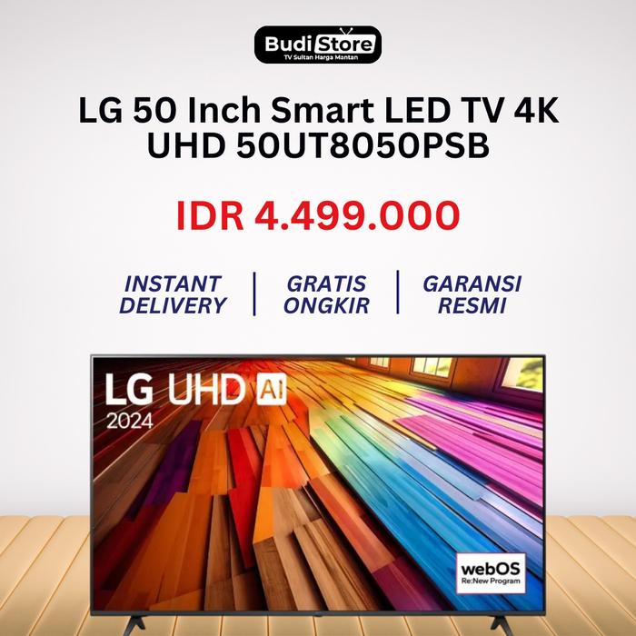Jual LG 50 Inch Smart LED TV 4K UHD 50UT8050PSB - Jakarta Selatan ...