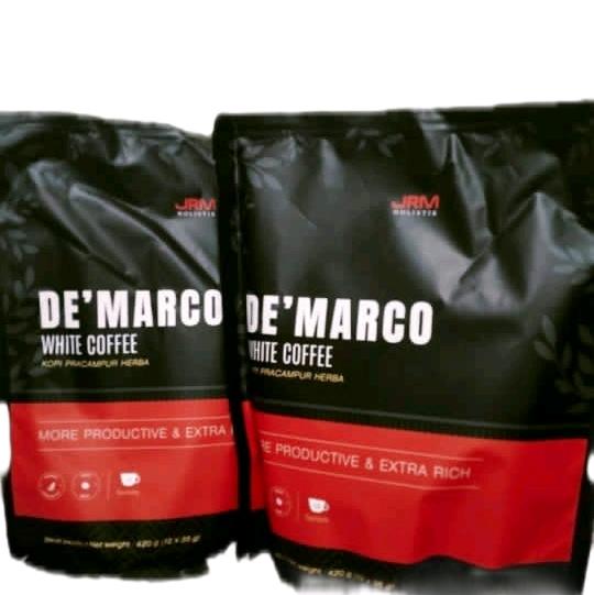 COMBO 2 De'marco White Coffee by JRM - TikTok Shop Malaysia