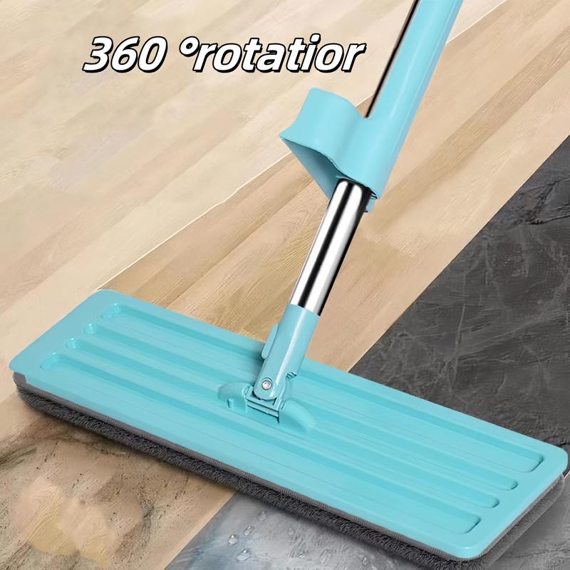 360 Rotation Flat Mop for Floor Cleaning with Microfiber Squeeze ...