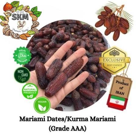 Buah Kurma Mariami AA, Mariami AAA 250g/500g / 1kg Snacks Makanan ...