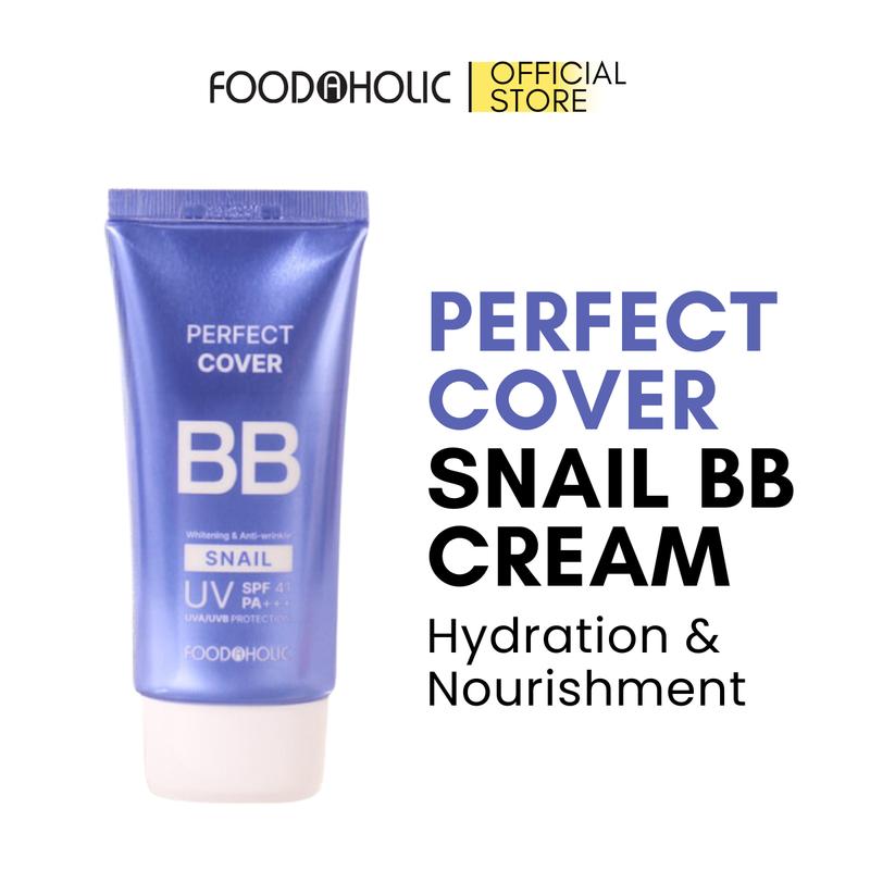FOODAHOLIC Perfect Cover Snail BB Cream SPF41 PA+++ 50ml - TikTok Shop ...