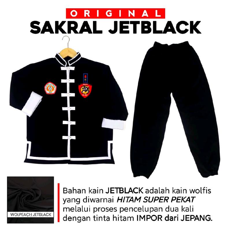 sakral ikspi kera sakti bahan jet black original Hitam Pria baju ...