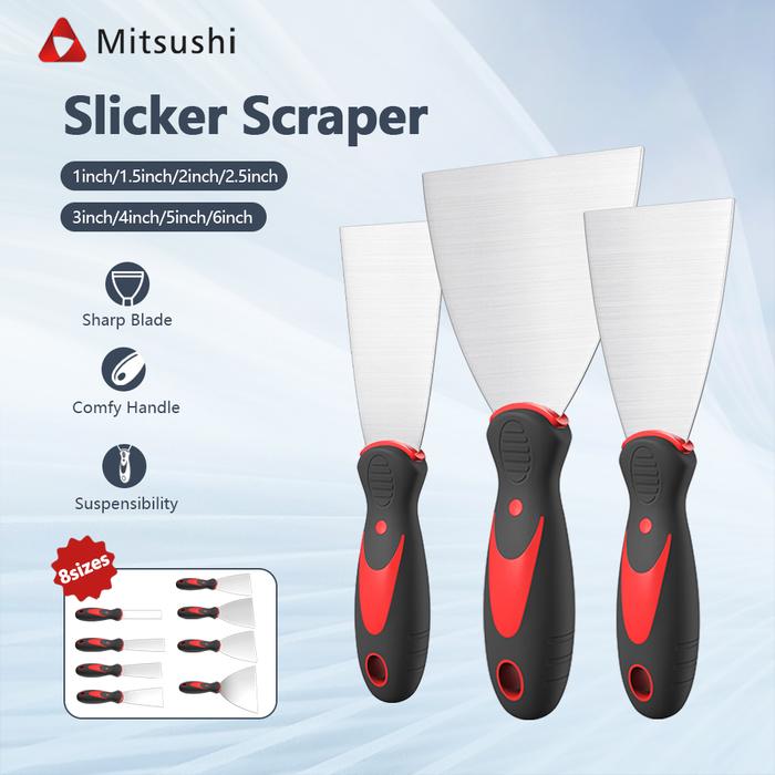 Promo Mitsushi Kape Cat Pisau Dempul Pengerok Cat Panjang Scraper Kapi ...