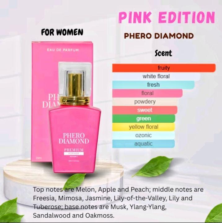 PINK EDITIQN-Phero Diamond Premium For Her (30ml) - TikTok Shop Malaysia