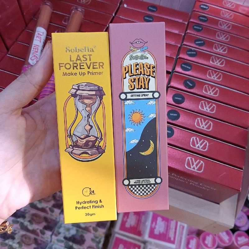 SOBELLA PRIMER , SETTING SPRAY & MOISTURIZER - TikTok Shop Malaysia