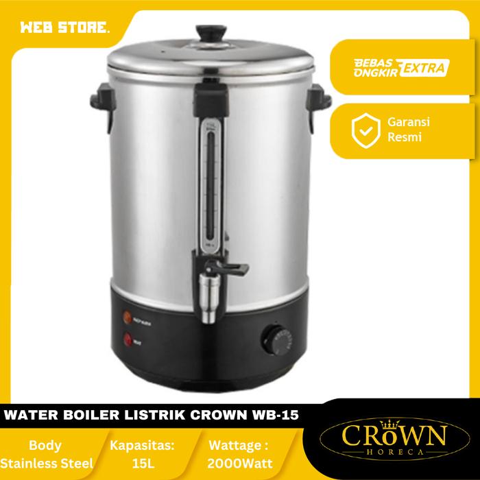 Jual Water Boiler 15 Liter 15L Teko Listrik Pemanas Air Listrik WB-15 ...