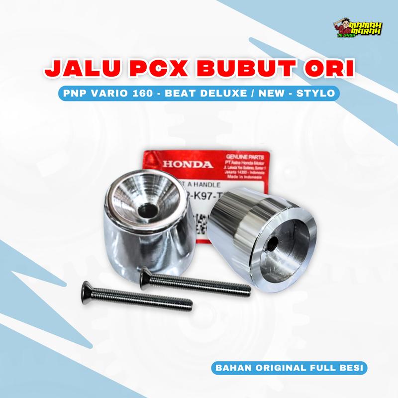 JALU STANG BUBUT VARIO 160 BEAT DELUXE GENIO JALU PCX CHROME - Shop ...