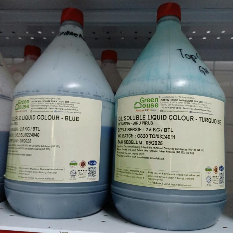 500g Halal Oil Based Food Coloring Food Color Colour Warna Pewarna ...