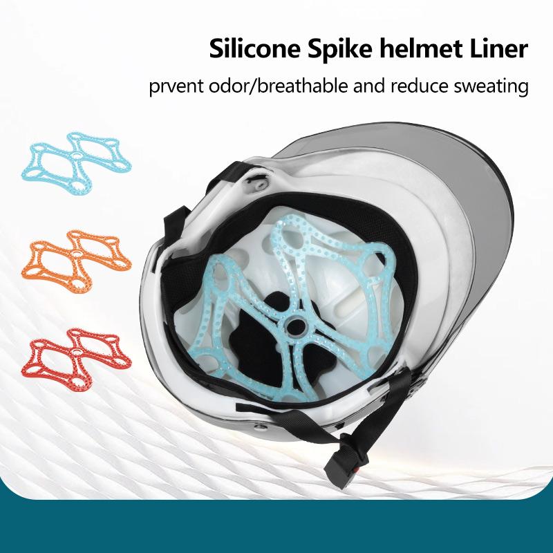 Silicone Helmet Liner Pad Anti-Deformation Head Protection Liner Helmet ...
