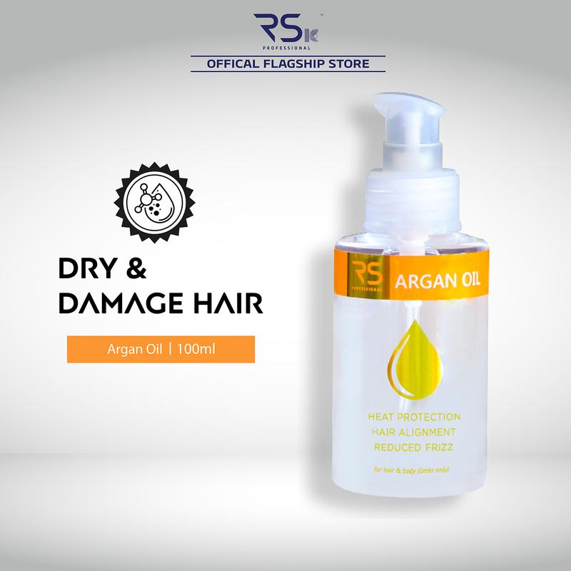 [RS] Organic Argan Oil Healing Hair Serum Treatment - Repair - TikTok ...