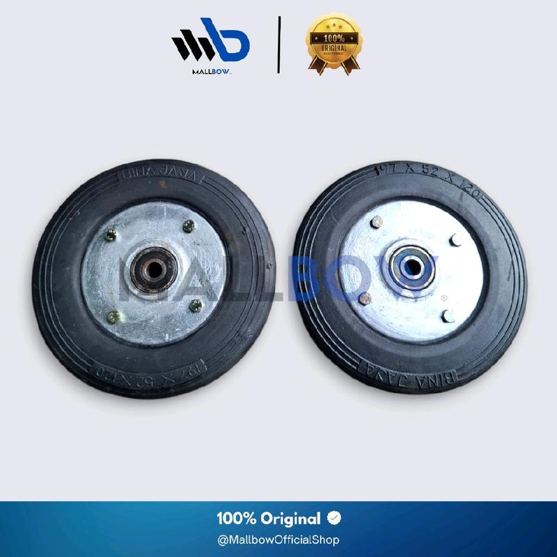 Roda Ban Trolli /Trolley Wheel 8" Inch 500 KG 2 Bearing Swallow - Shop ...