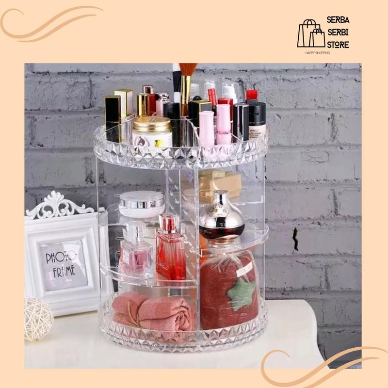 Rak Putar Acrylic / RAK KOSMETIK PUTAR AKRILIK - Shop | Tokopedia
