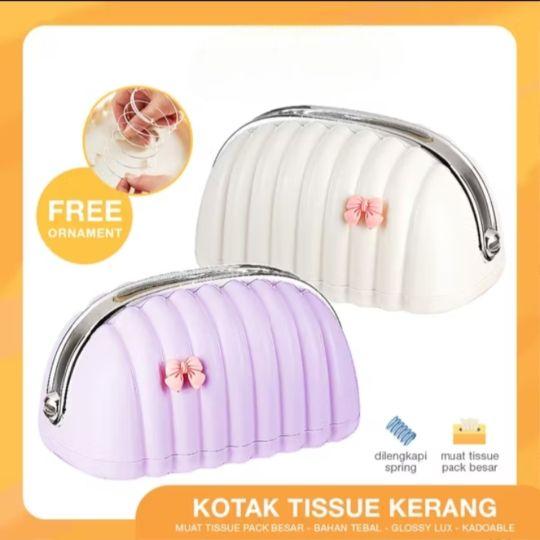 Aw Tempat Tisu Desain Mini Pouch / Desain Kerang / Kotak Wadah Tempat ...