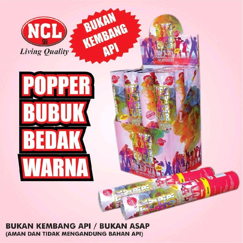 party pooper holly powder ( isi bedak) merek ncl satuan - Shop | Tokopedia