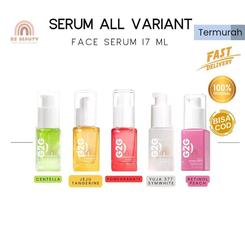 G2G Serum All Variant 17ml Face Serum Pomegranate Acne Centella Jeju ...