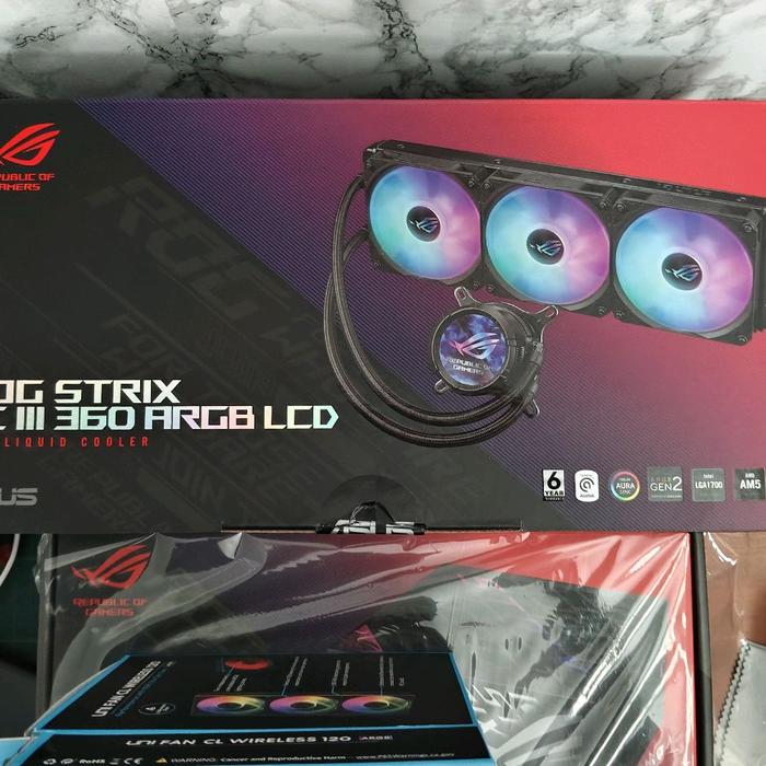 Jual AIO ASUS ROG Strix LC III 360 ARGB LCD Liquid Cooler Eks Review ...