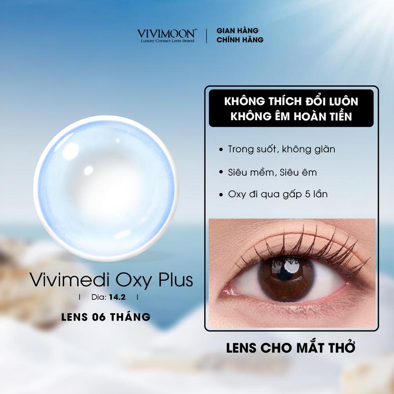 [Tặng khay đựng] Lens cận trong suốt 6 tháng Vivimedi Oxy Plus - TikTok ...