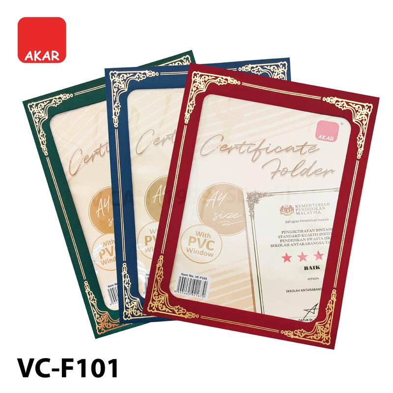 AKAR A4 CERTIFICATE HOLDER / A4 Folder For Graduation / Folder Sijil A4 Standard A4 Graduasi ...