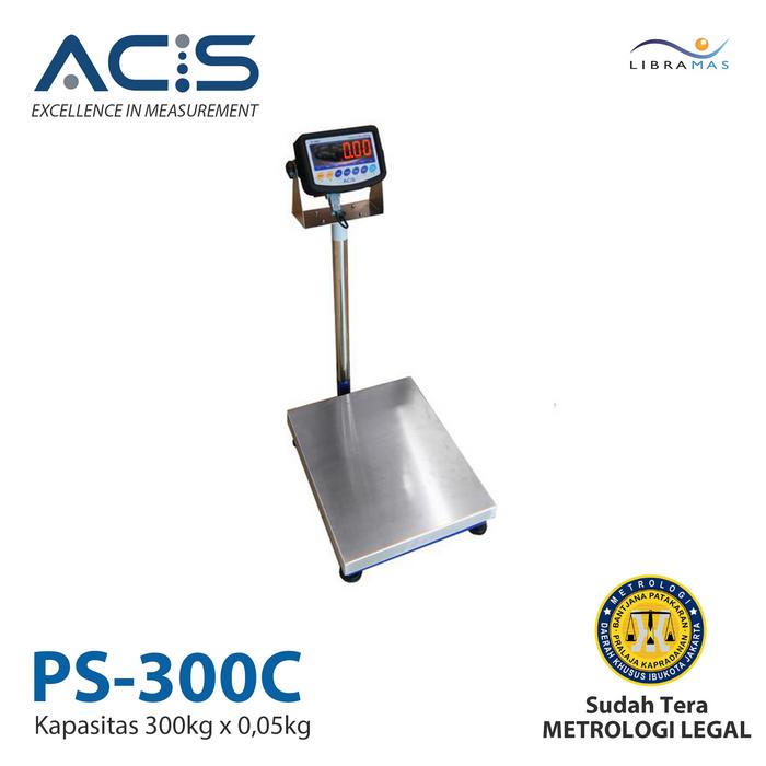 Jual Timbangan Digital Acis, PS-300C Kapasitas 300kg Ketelitian 0,05kg ...