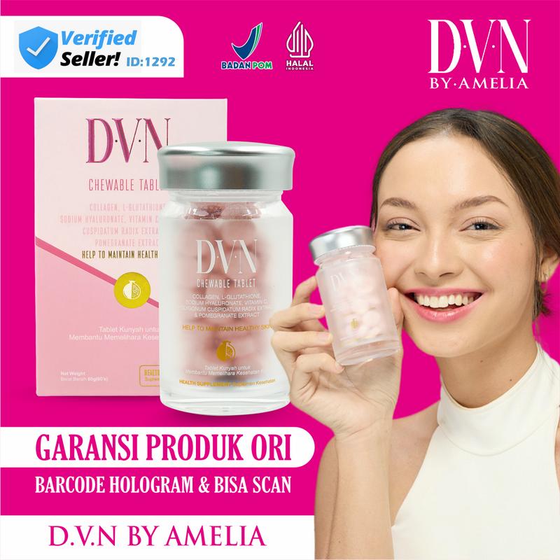(RESMI) DVN Tablet Kunyah Suplemen Menjaga Kesehatan Kulit | - Shop ...